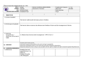 DLL - CAR - EDUCATIONAL PURPOSES - Based on Annex 2B to DepEd Order No. 42, s. 2016 DAILY LESSON ...