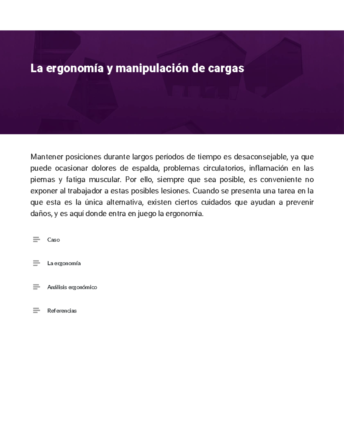 Modulo 2 - Lectura 1 removed - Mantener posiciones durante largos ...