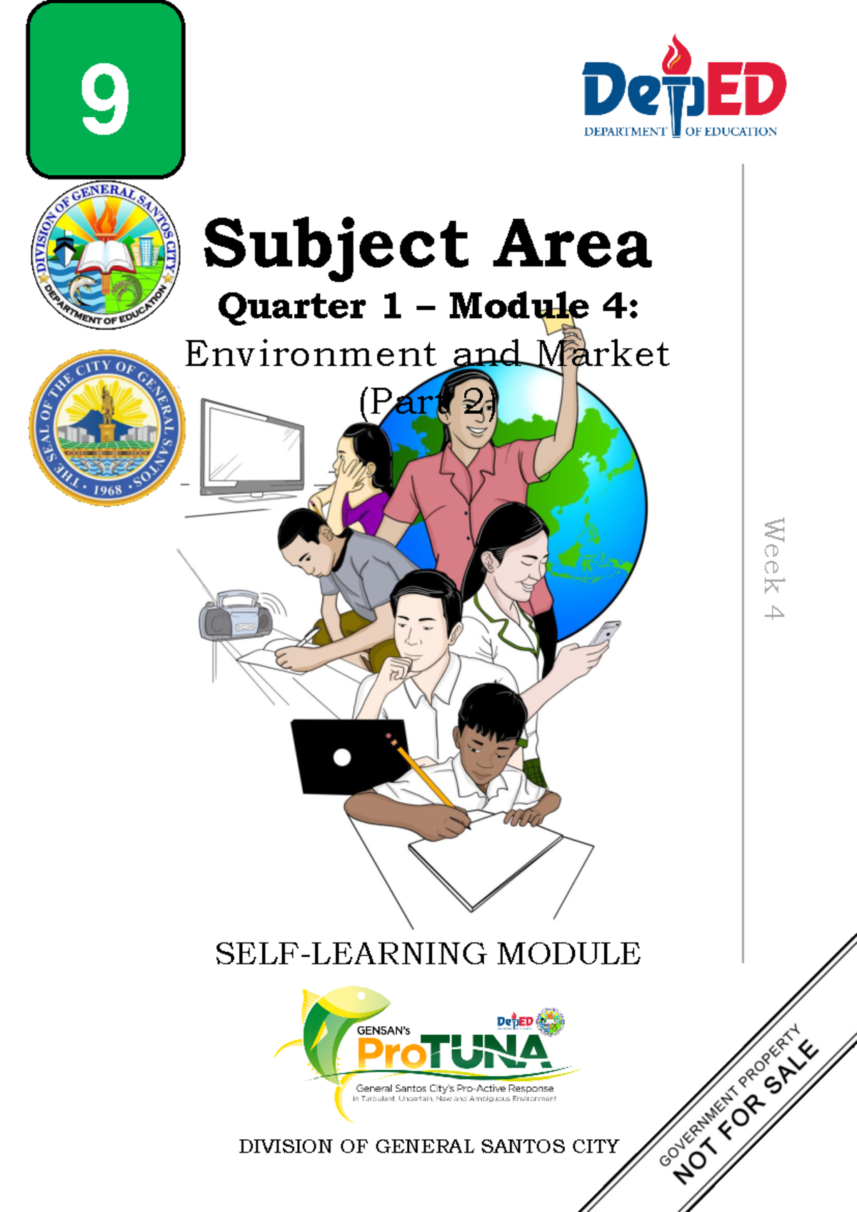 9 CSS Week 4 - Tle - SELF-LEARNING MODULE DIVISION OF GENERAL SANTOS CITY 9 Subject Area Quarter ...