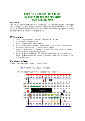 CSE3100 lab 3 - lab handout - Lab3 Gate-Level Minimization and Verilog programming using Vivado ...