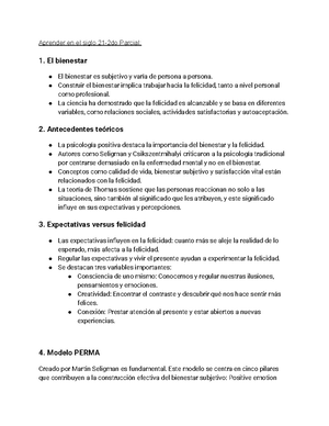 Aprender en el siglo 21. Resumen segundo parcial - Aprender. 21 - Siglo ...