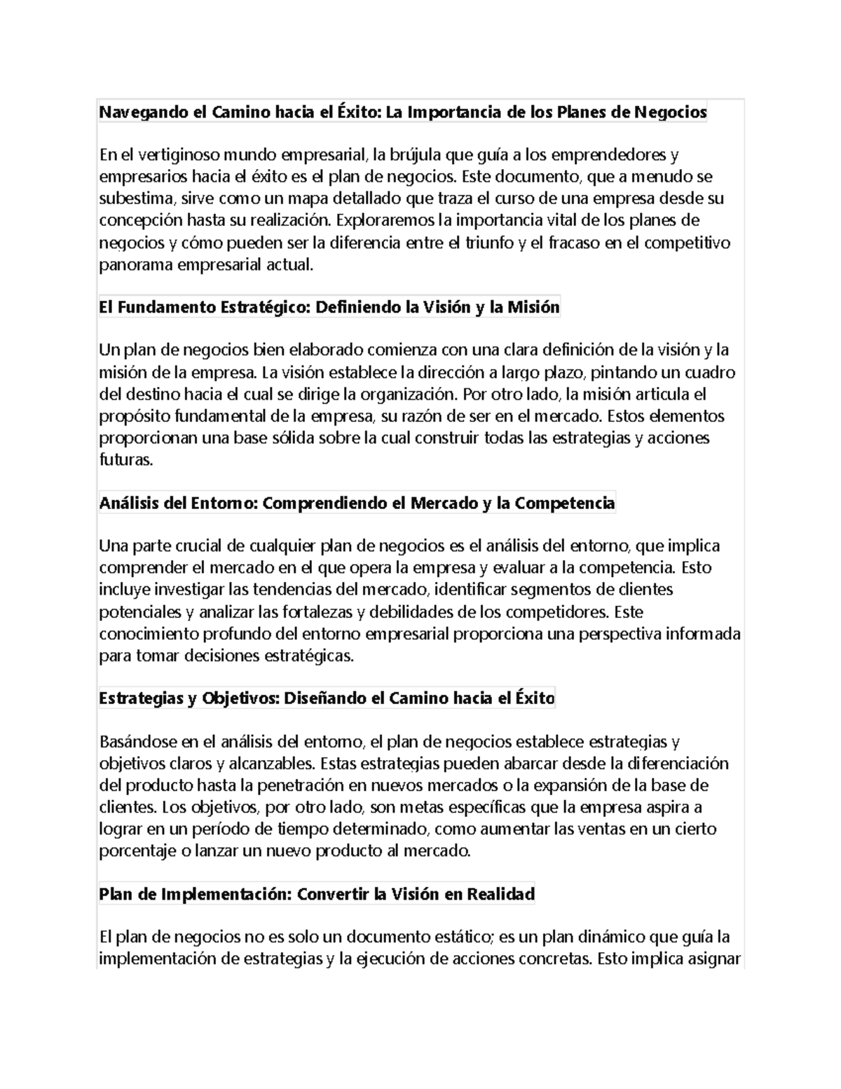 Camino hacia el Éxito - Articulo sobre exito - Navegando el Camino ...