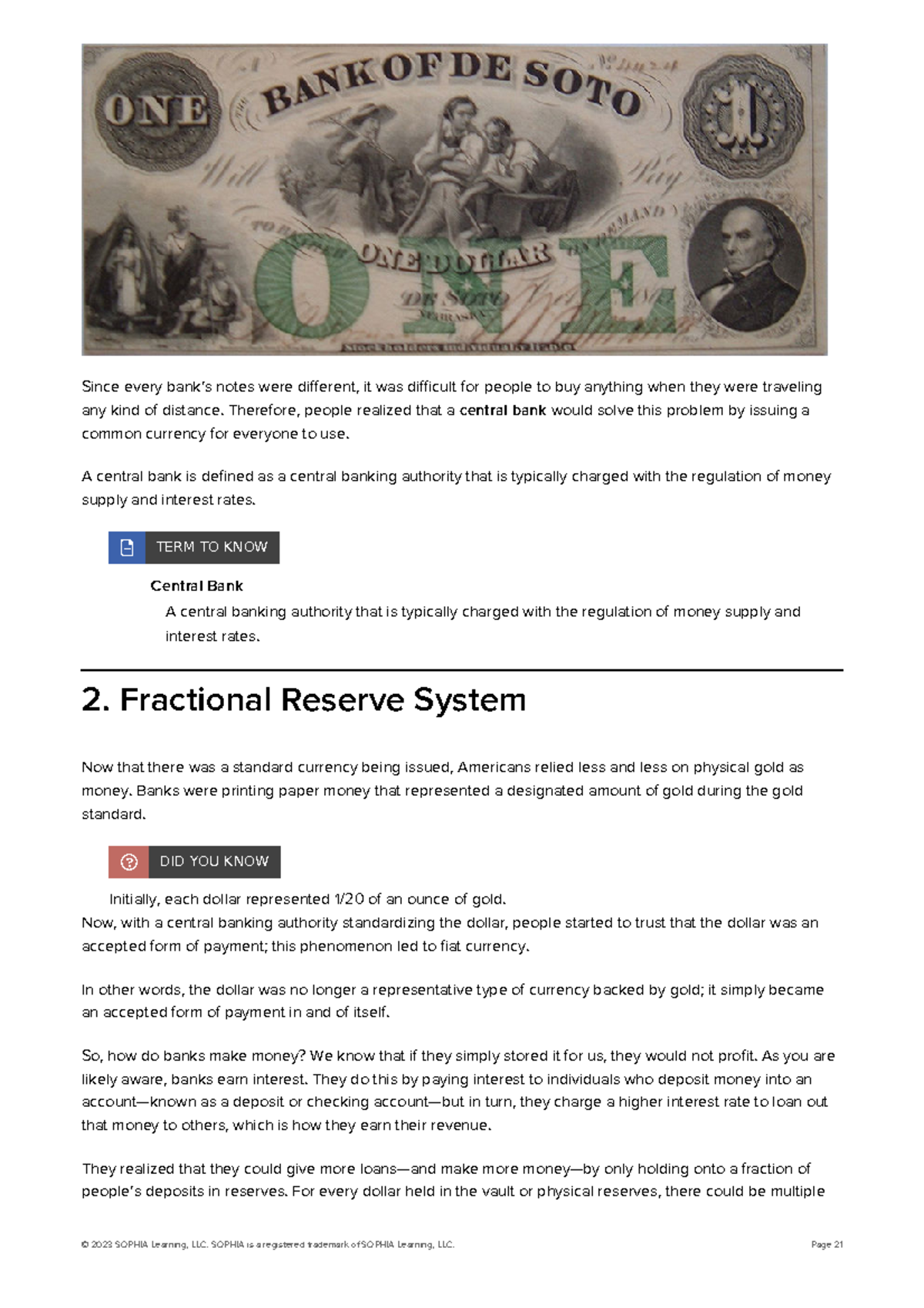 Macroeconomics unit-3-tutorials PDF2 - Since every bank’s notes were ...