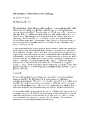 Part 3 Problems - ,,, - Policy Paradox: the Art of Political Decison ...