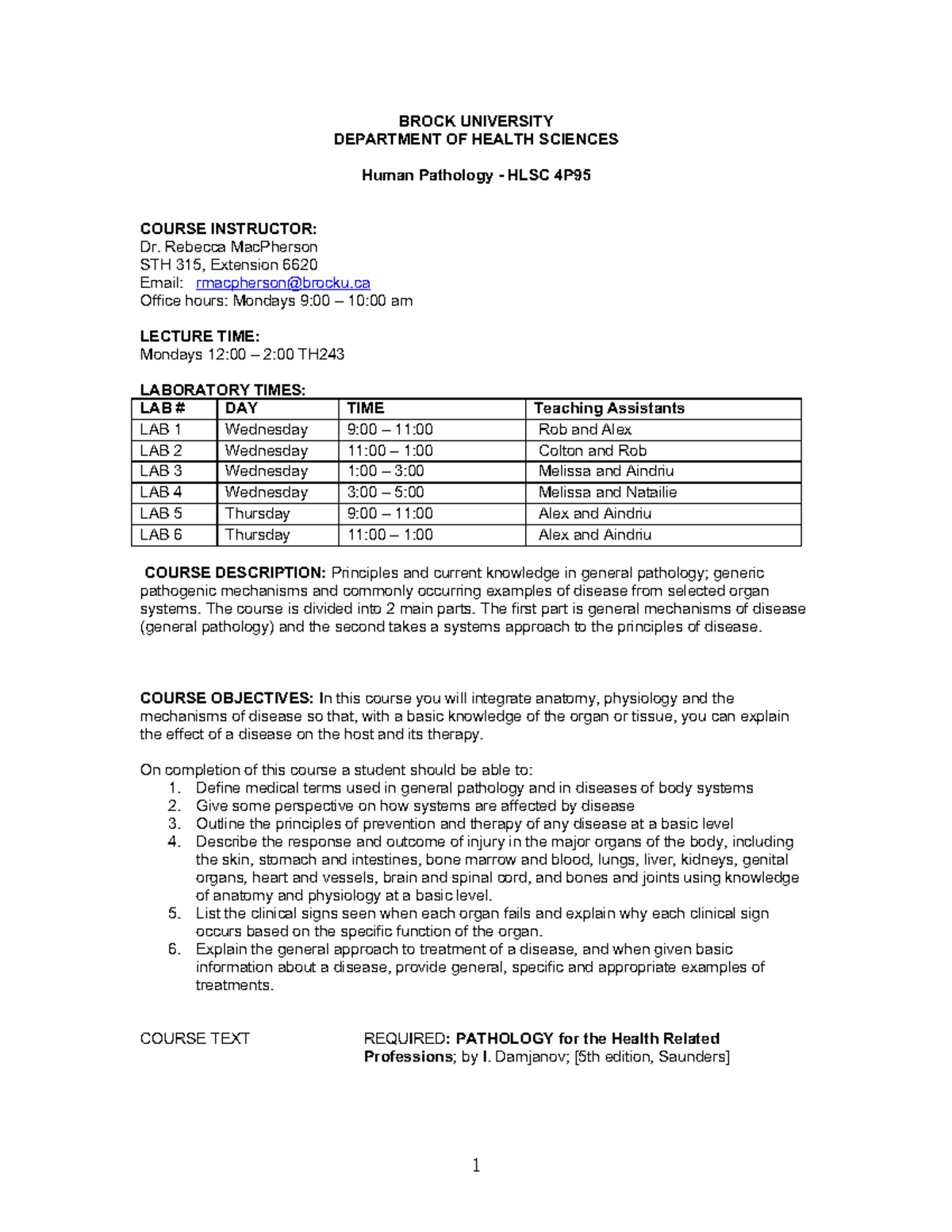 4P95 PATH Syllabus 2020 - Warning: TT: undefined function: 32 BROCK ...