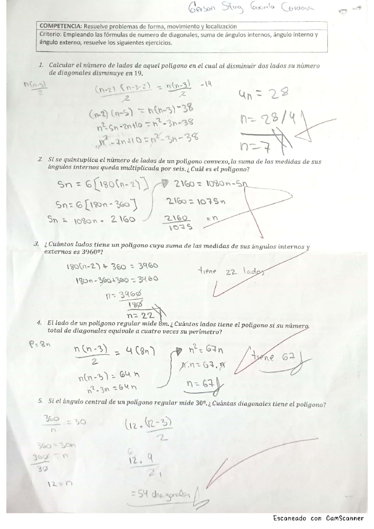 Examen matemáticas - Matematica - Studocu