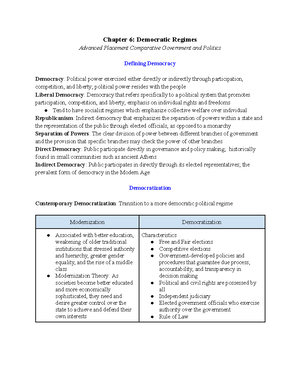 Comparative+A-Z+ Review - AP Comparative Government A-Z Review A ...