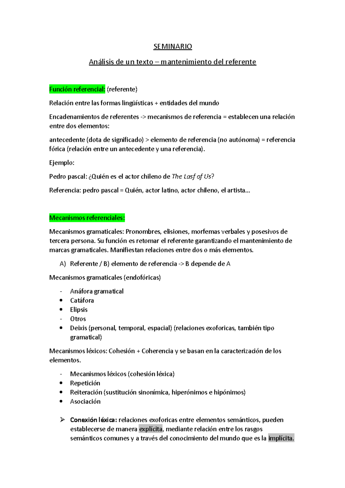 Análisis de un texto sem 1 tercer trim - Contenidos para la Traducción ...