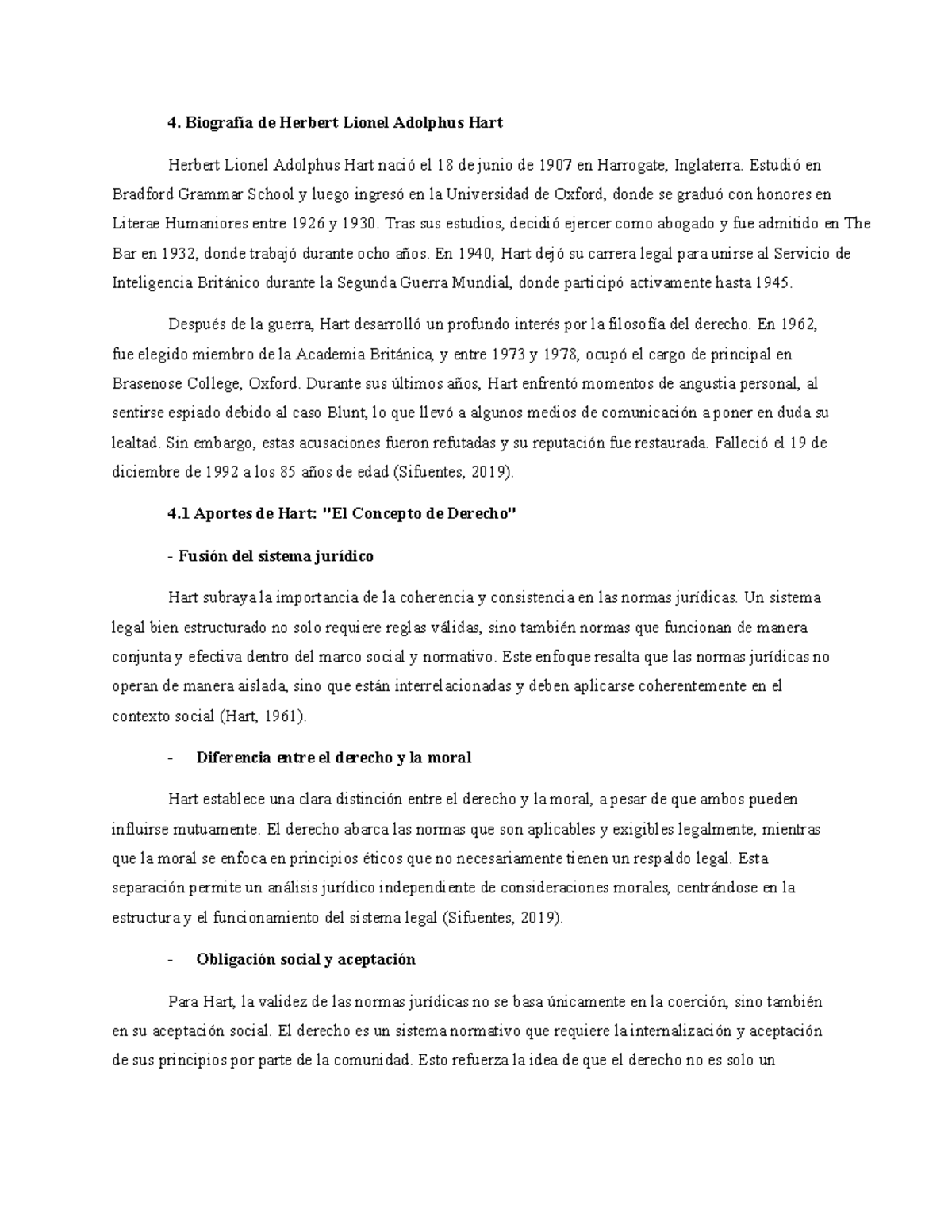 APA Filosofia del Derecho - 4. Biografía de Herbert Lionel Adolphus ...