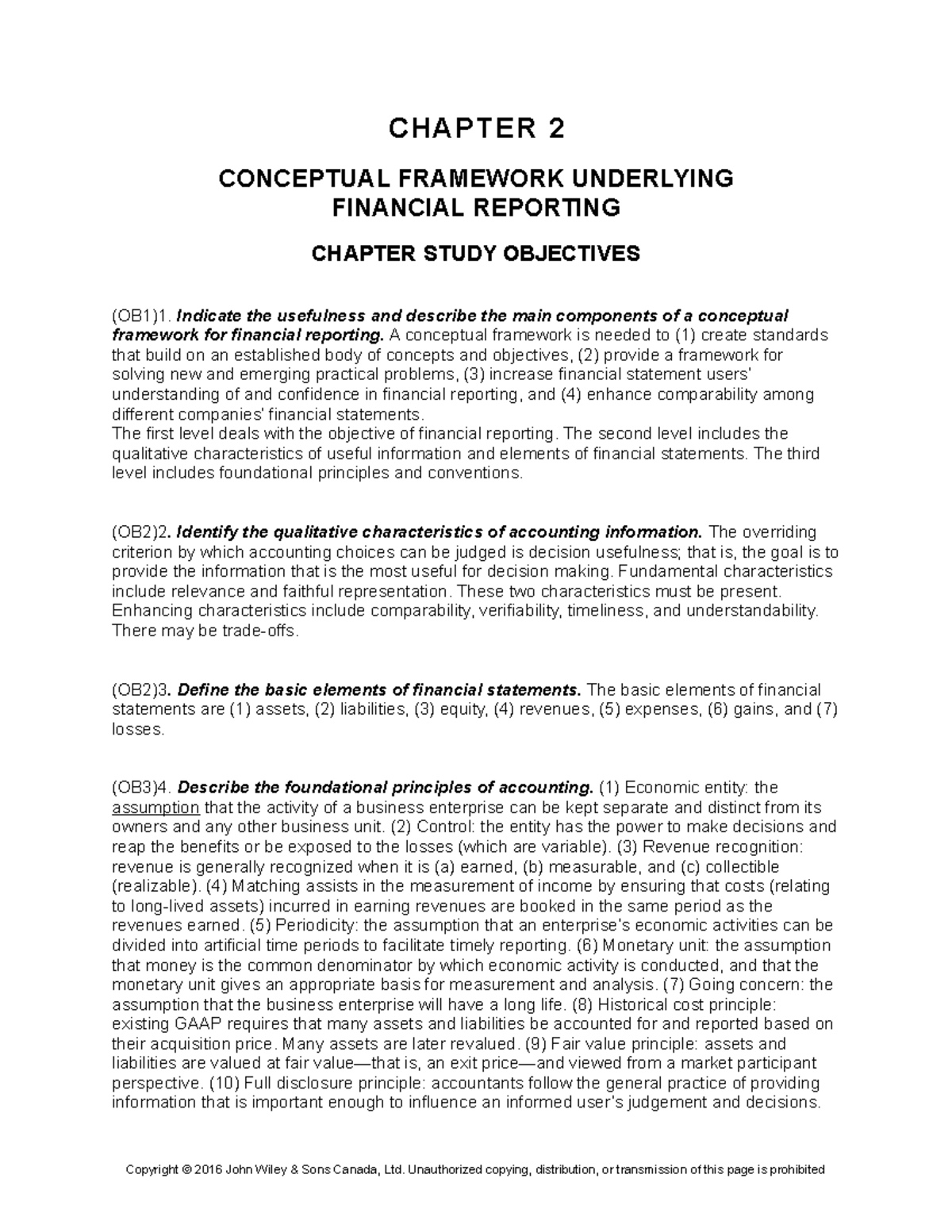 Test Bank-Chapter 2 - Practice question of Chapter 2 - CHAPTER 2 ...