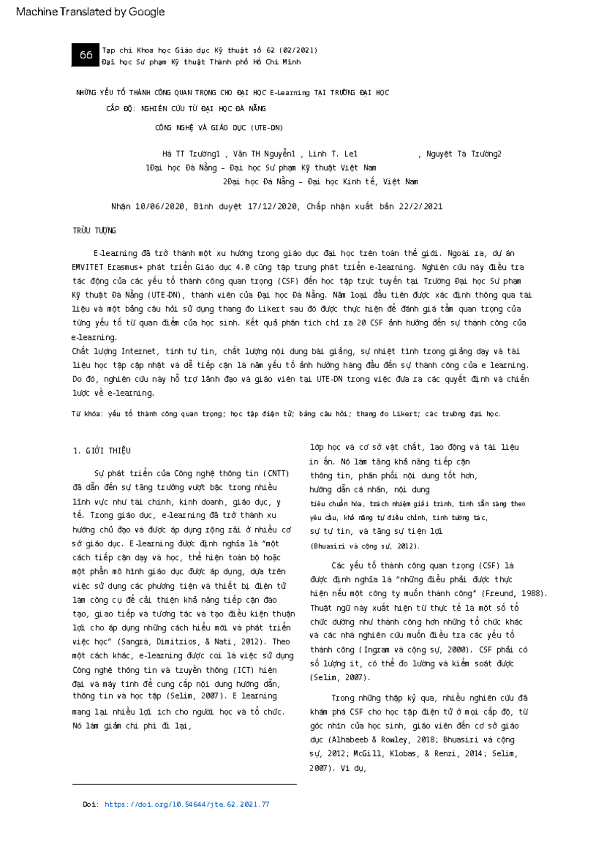 ID77.+Thi+Thu+Ha+Truong+ - CÔNG NGHỆ VÀ GIÁO DỤC (UTE-DN) NHỮNG YẾU TỐ ...