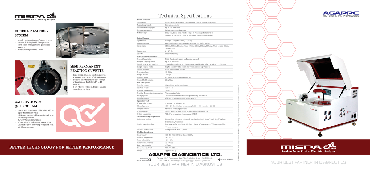 Mispa CXL Pro Plus Brochure - BETTER TECHNOLOGY FOR BETTER PERFORMANCE ...