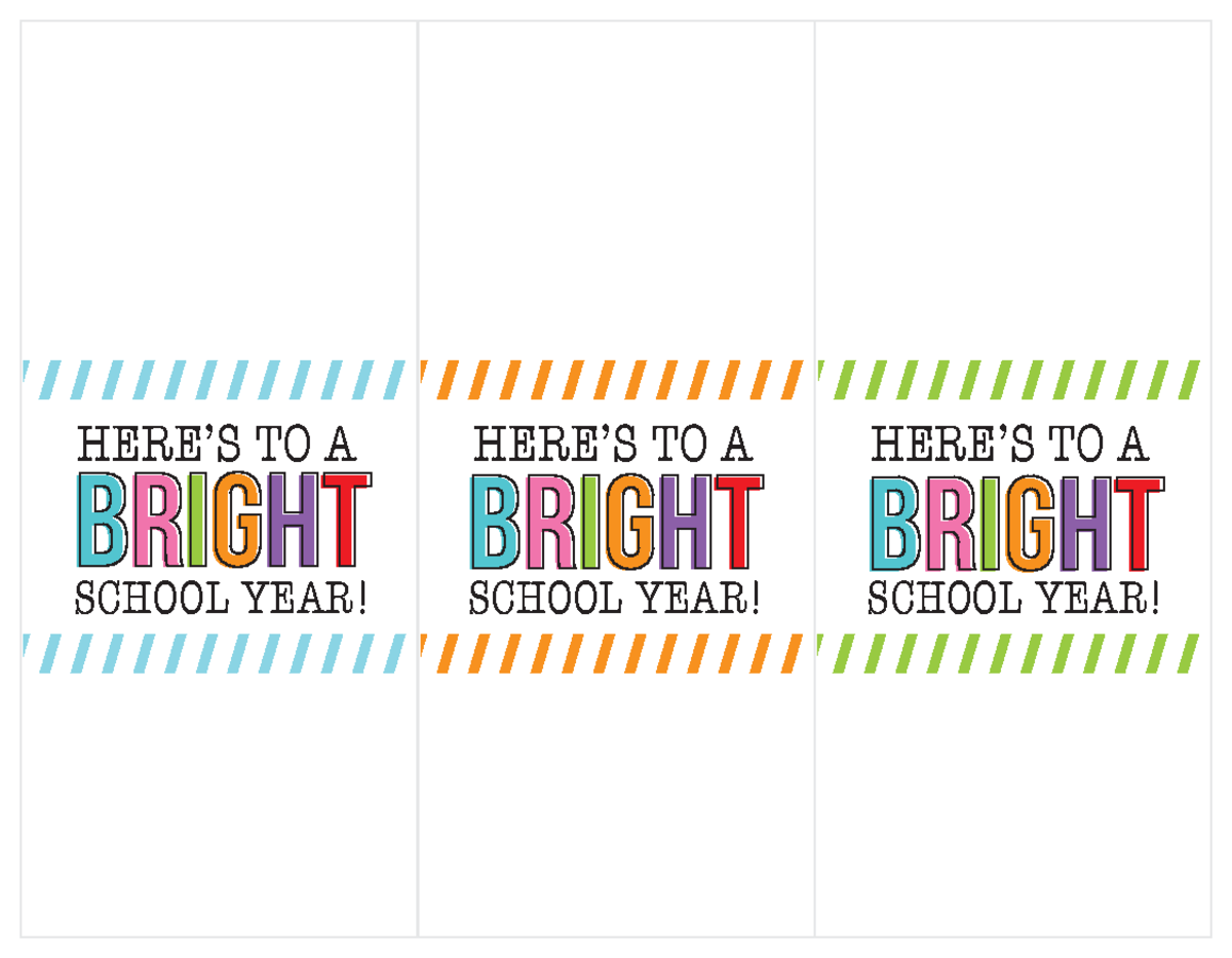 Bright School YEAR Printable - General Education - BRIGHT BRIGHT BRIGHT ...