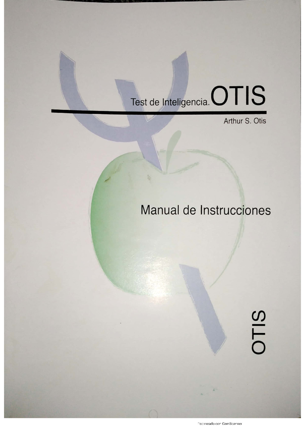Manual de Instrucciones. Test de Inteligencia OTIS - Psicología ...