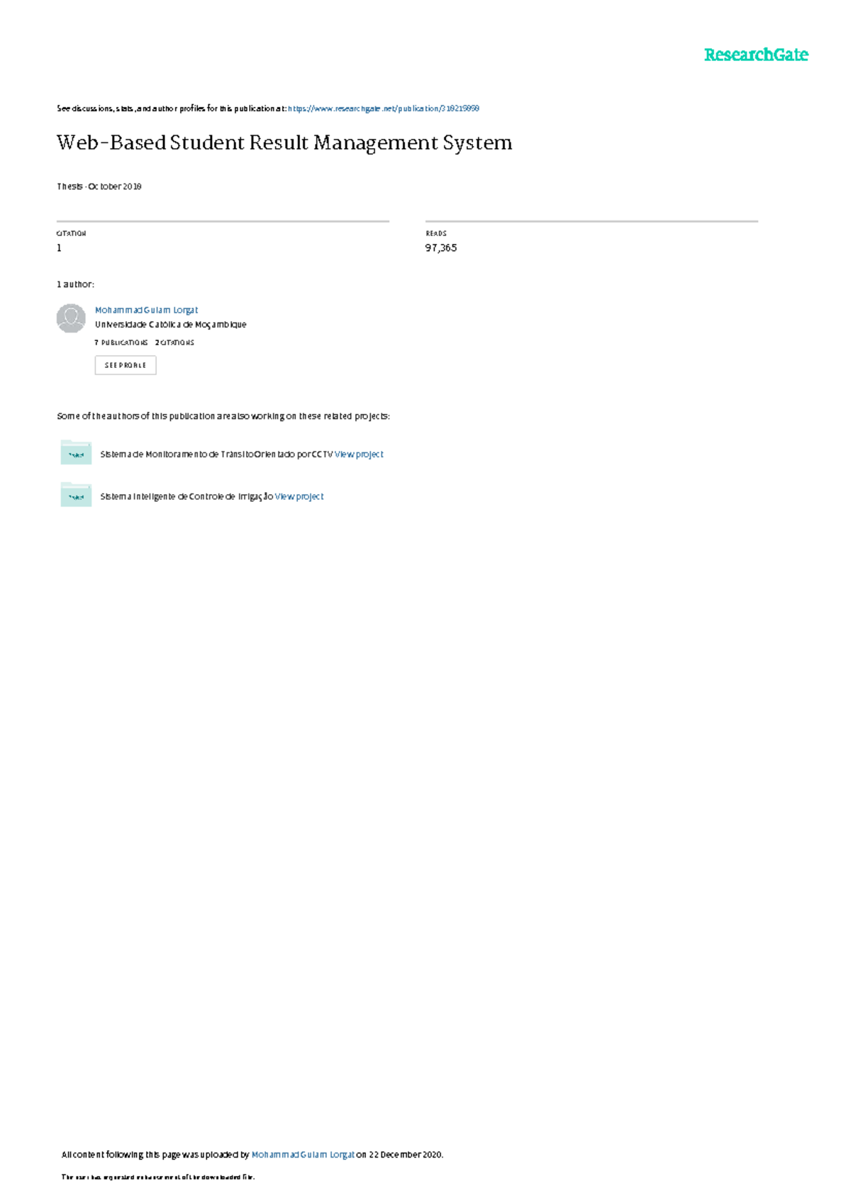 Web Based Student management system - See discussions, stats, and ...