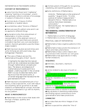 Summary of Nature's Numbers - Nature’s Numbers : Book Summary Posted by ...