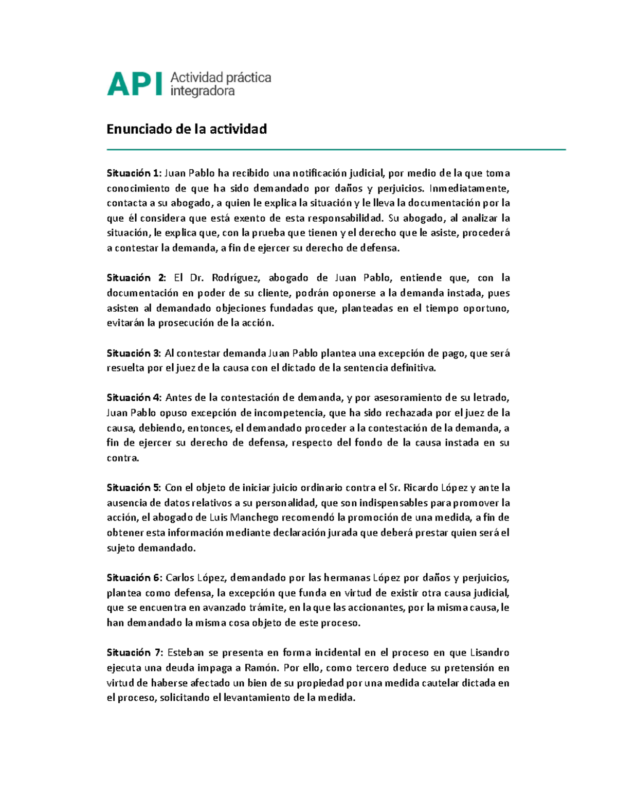 API1 - Enunciado de la actividad - Warning: TT: undefined function: 32 Enunciado de la actividad ...