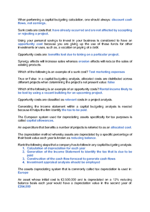 Chapt 1 - Chapitre 1 M1 - Chapter 1 : Introduction to Corporate Finance ...