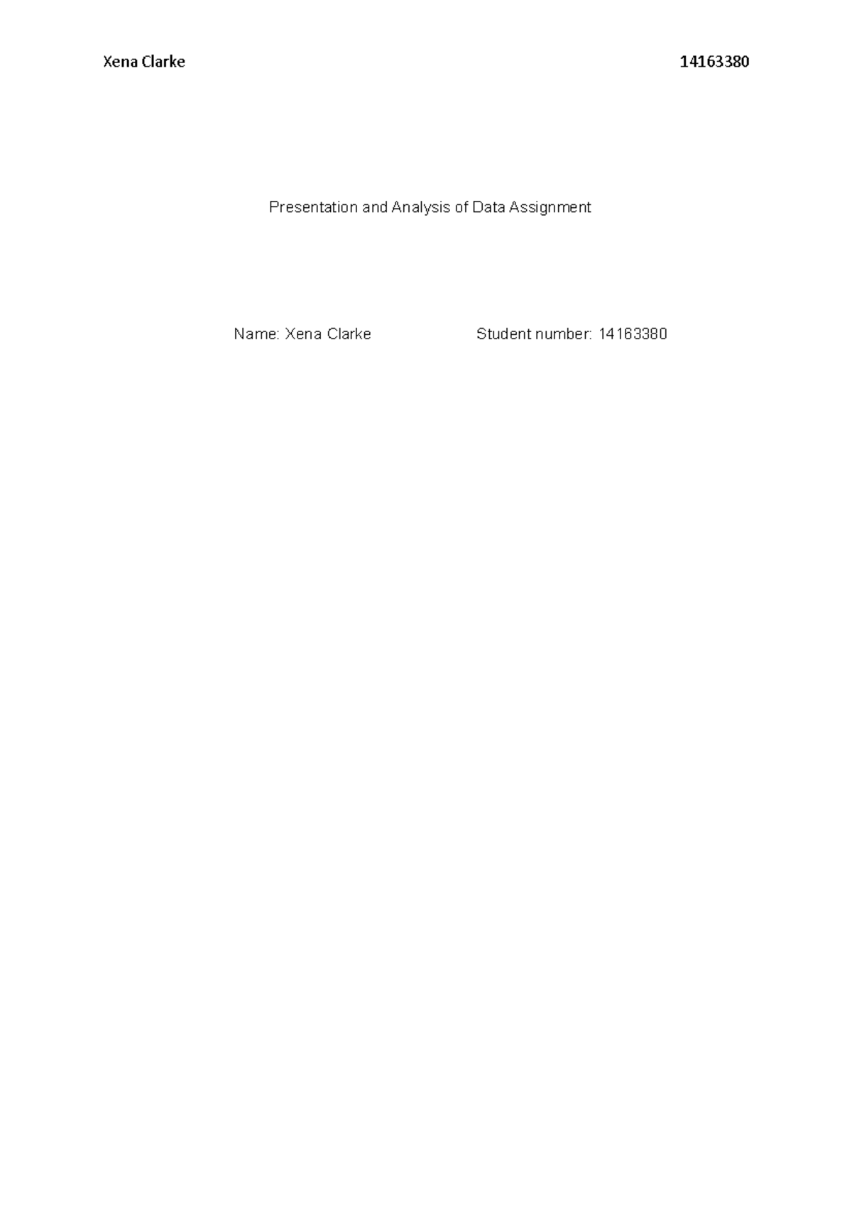 Data restults and analysis - Presentation and Analysis of Data ...