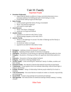 Unit 1 Notes - summary of chapter 1 - You May Ask Yourself: An ...
