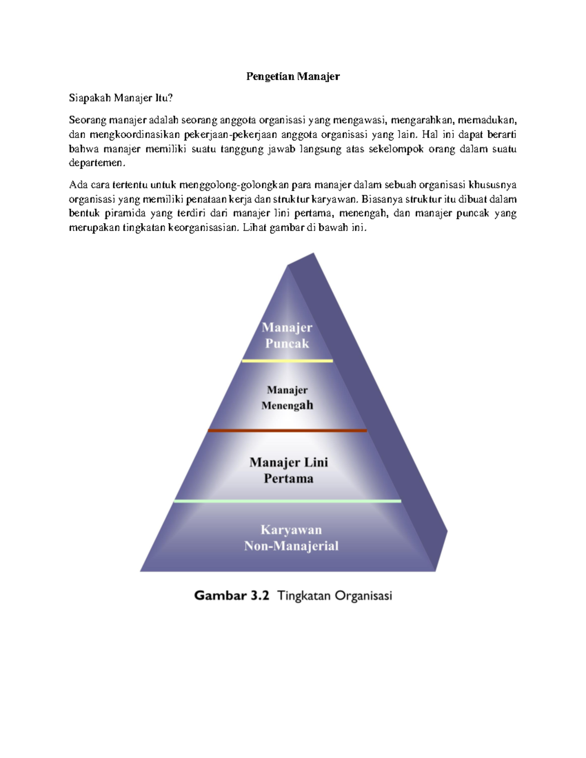 Pengetian Manajer - Pengetian Manajer Siapakah Manajer Itu? Seorang ...