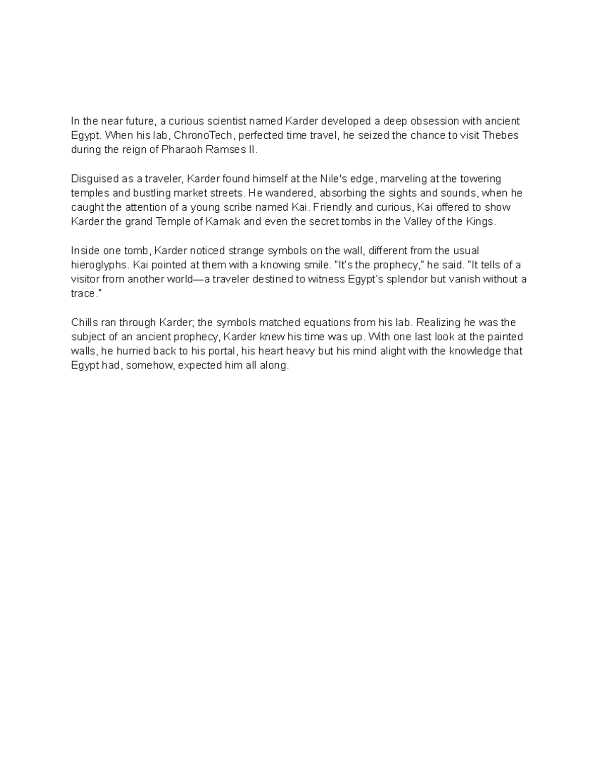 KArder the scientist - In the near future, a curious scientist named ...