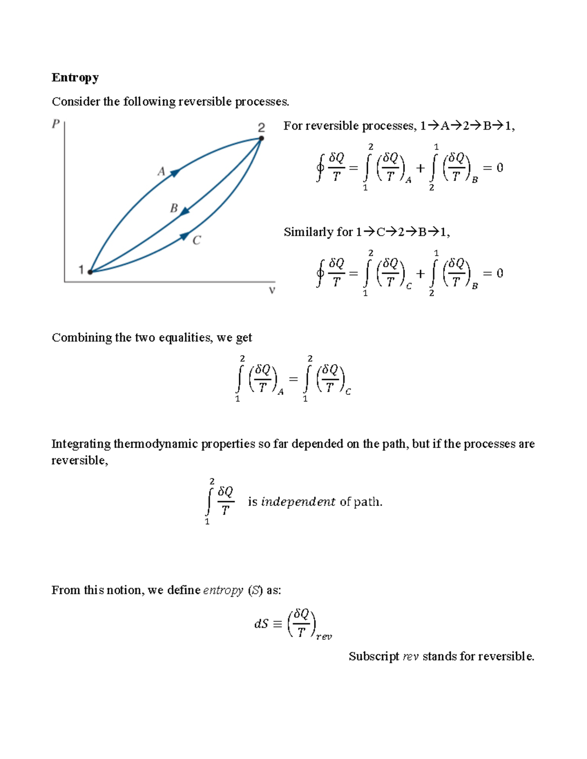 10 - Entropy as path integration - Entropy Consider the following ...