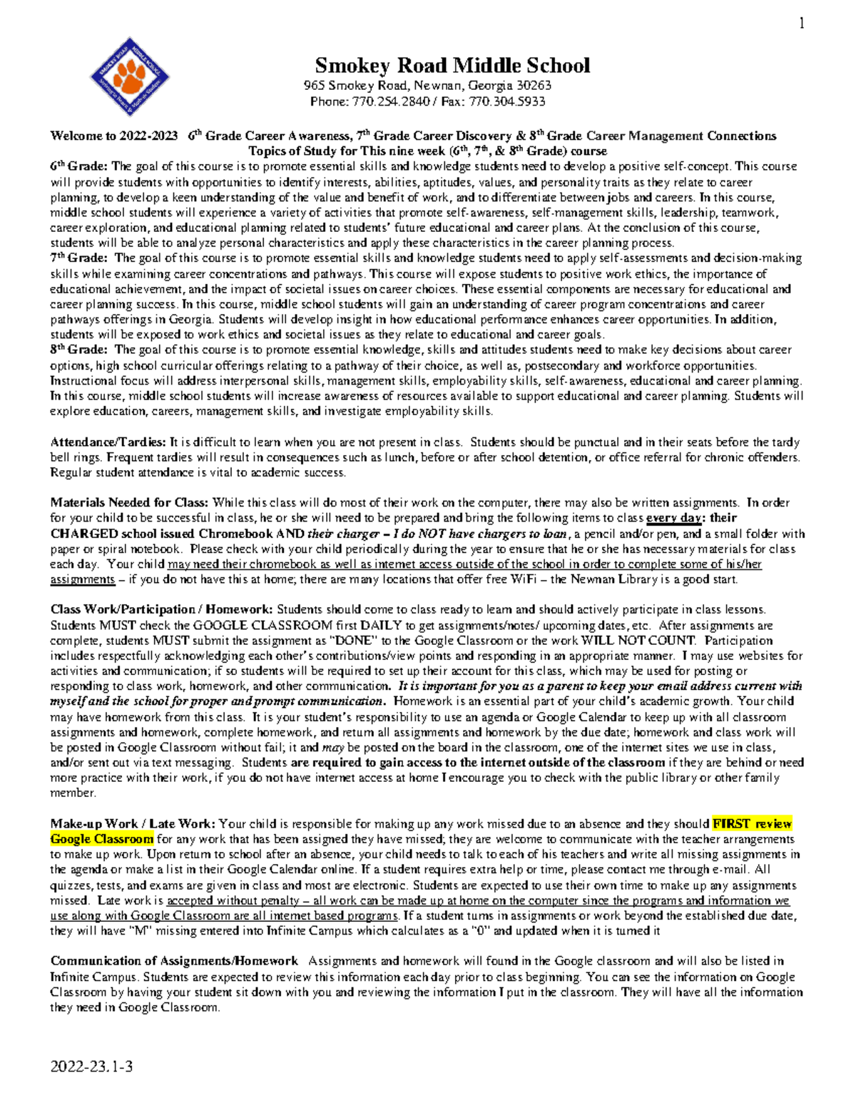 Kami Export - Nathan Camp - 2022 23 Syllabus 1-3-2023 - Studocu