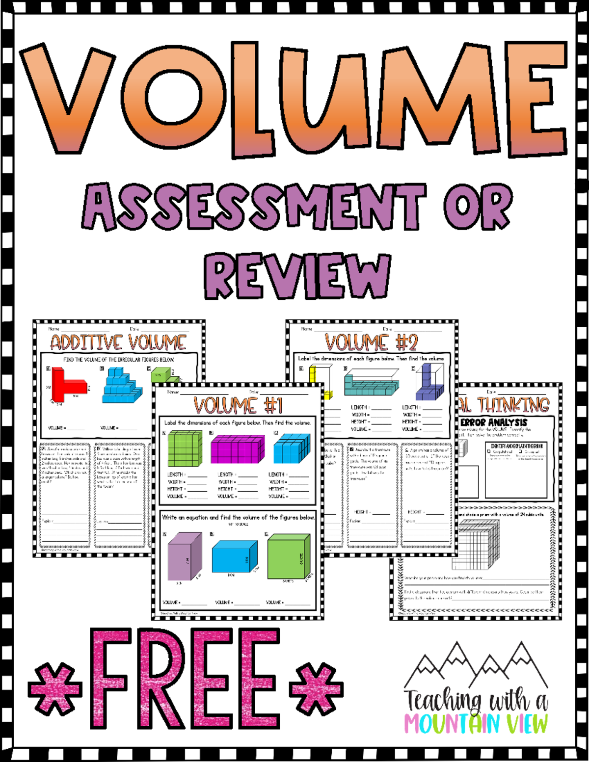 Volume Quiz or Review - Thank You For Your Download PLEASE NOTE: YOUR ...