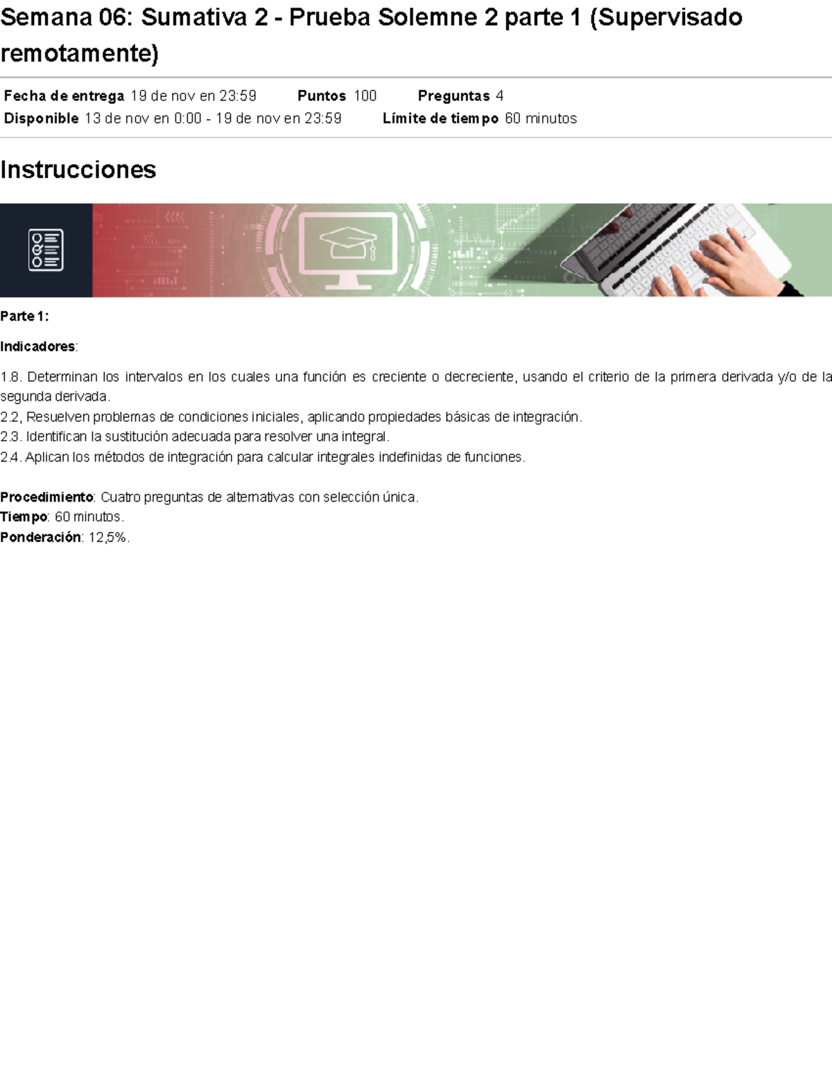 Semana 06 Sumativa 2 - Prueba Solemne 2 parte 1 (Supervisado remotamente) 202325.2217 Cálculo ...