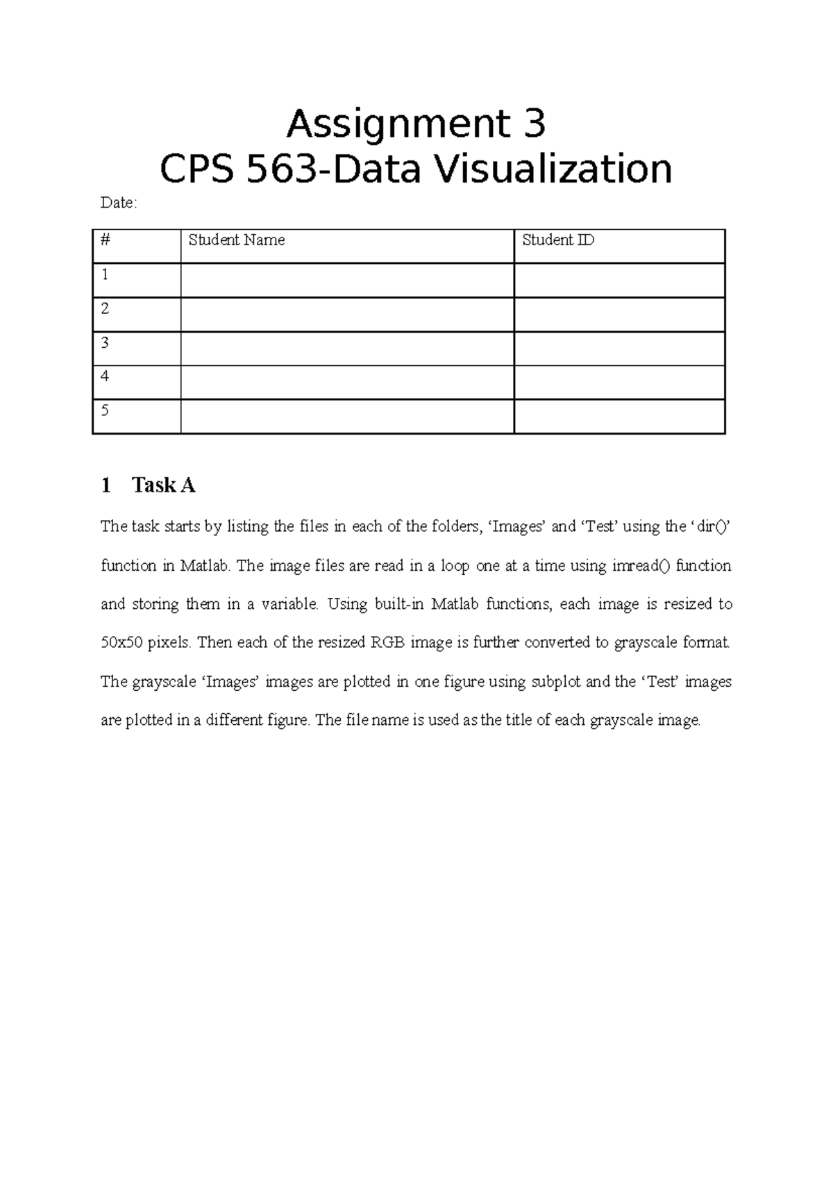 Data visualization - CPS 563 data visuaization - Assignment 3 CPS 563 ...