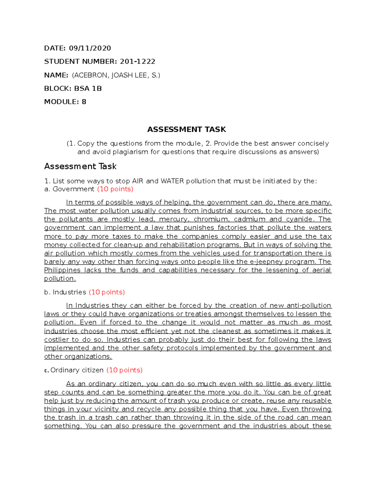 MST01_ModuleNo.8_Assessment_Task.docx - DATE: 09/11/ STUDENT NUMBER ...