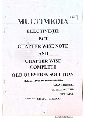 Image Processing Note - notes - Unit 1 Introduction to Image Processing ...