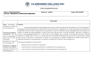 Unit Curriculum Map - Sample Template - Educational Technology - Unit ...