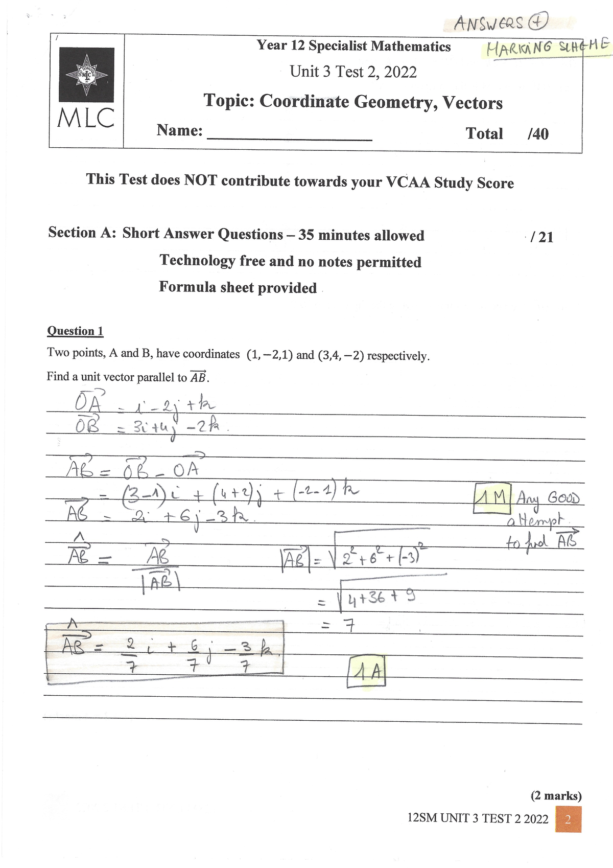 2022 Unit 3 Test 2 Solutions 2 - ECON10004 - Studocu