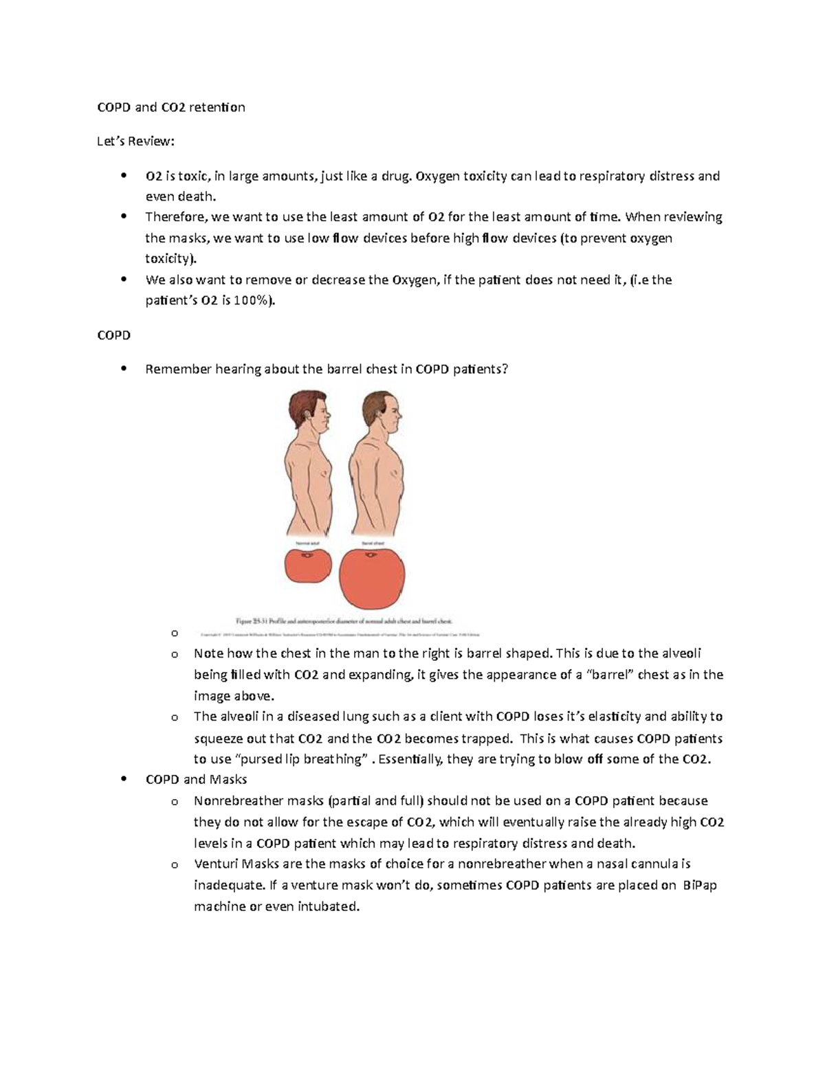 COPD and CO2 retention with pics(1) - COPD and CO2 retention Let’s ...