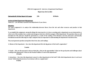 OPM - operational management exercise - Macro Operation Micro Operation ...