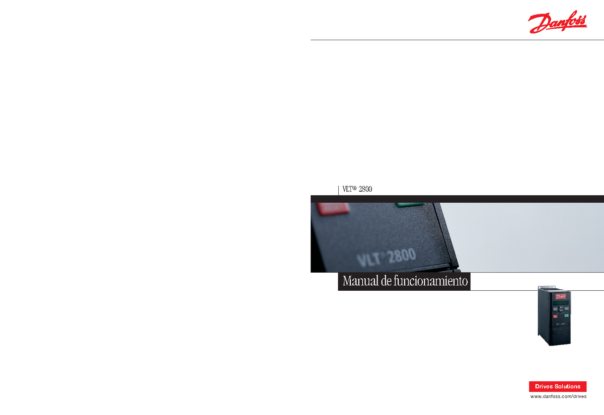 VLT2800 - Manual equipos - Drives Solutions danfoss/drives Manual de ...