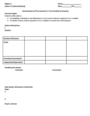 Test Review Unit 7 - Honors - Advanced Algebra C&C - Honors - Studocu