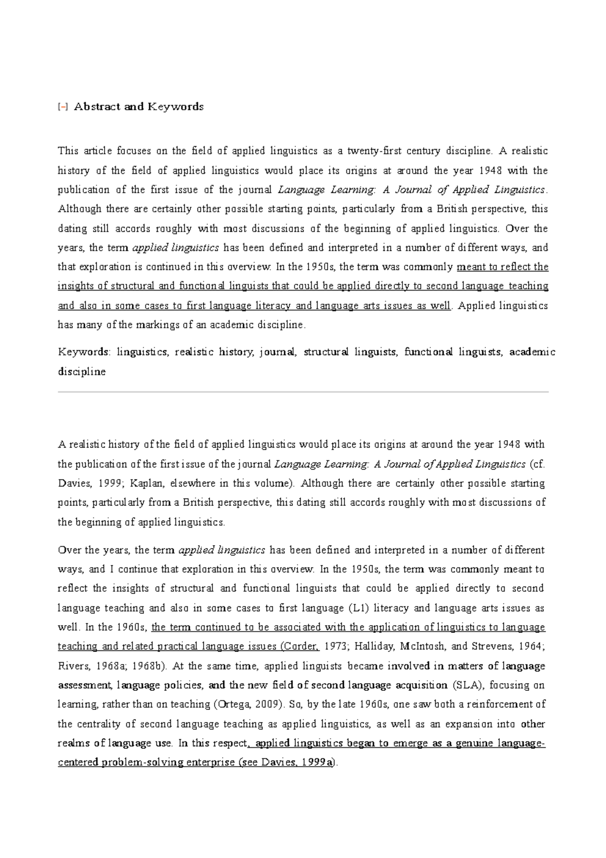 Applied Linguistics A Twenty First Century Discipline-with-cover-page ...
