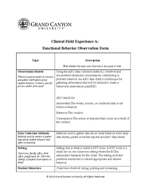 SPD- 400 Functional Behavior Assessment Flow Chart - SPD-400 - GCU - Studocu