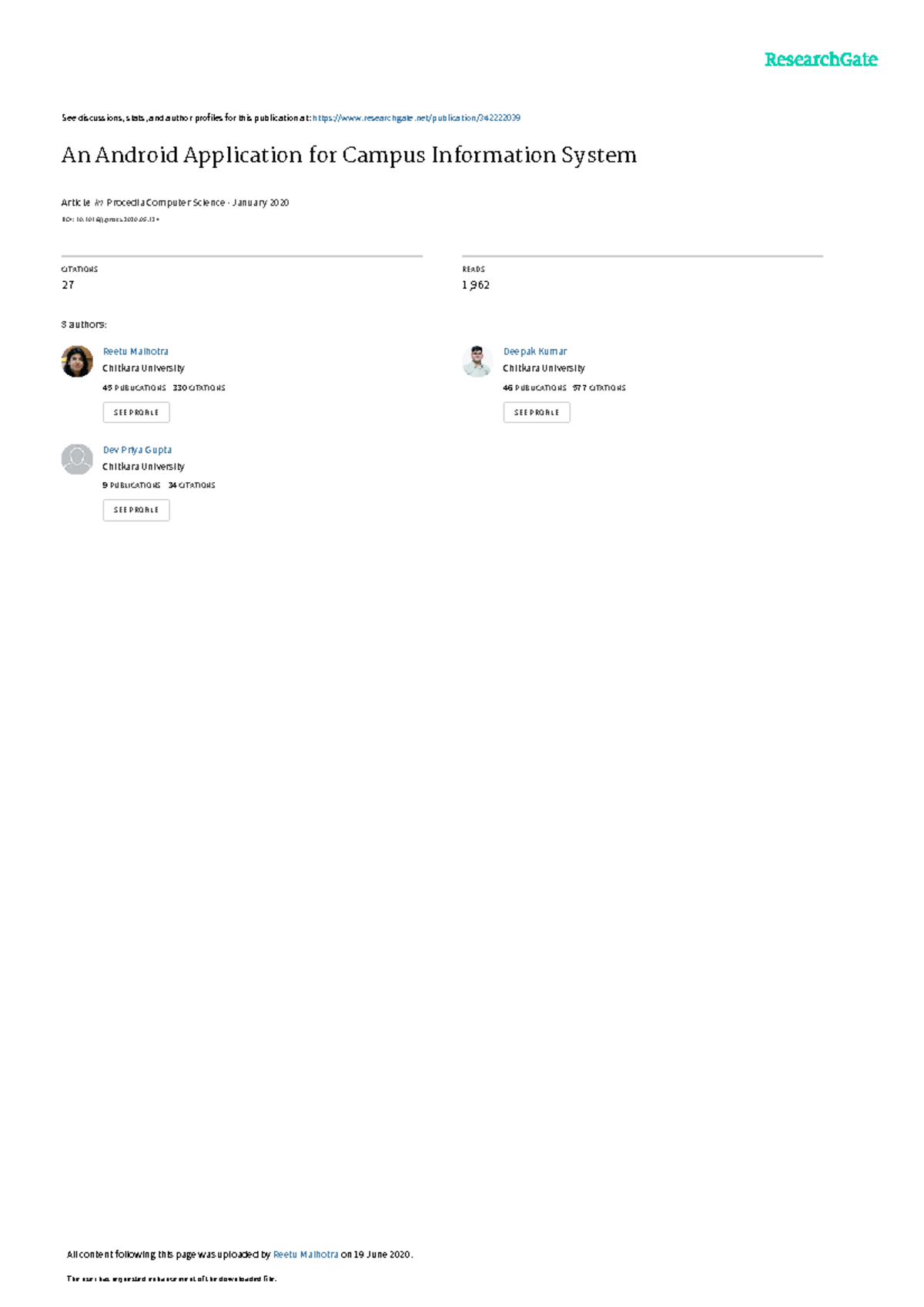 Anandroidapplicationforcampusinformationsystem - See discussions, stats ...