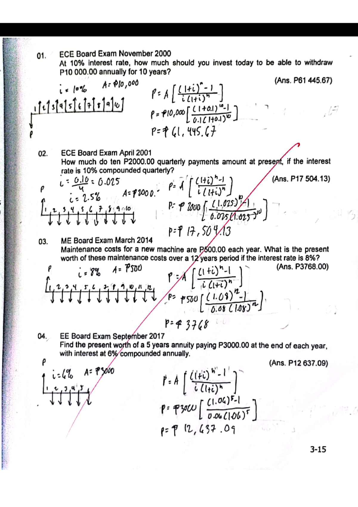 Exercise-Set-3 engineering economics - BS Civil Engineering - Studocu