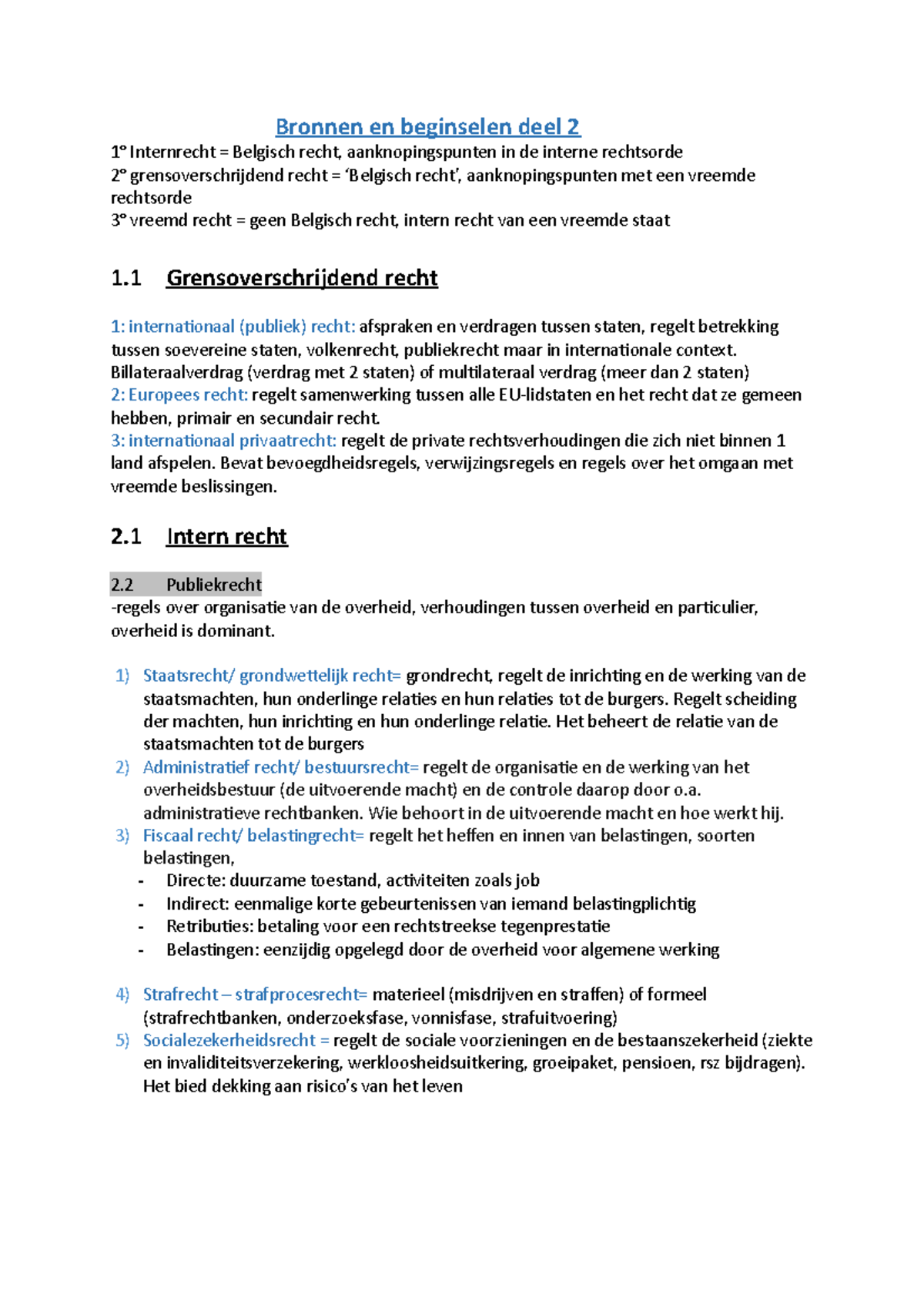 Bronnen en beginselen deel 2 - Billateraalverdrag (verdrag met 2 staten ...