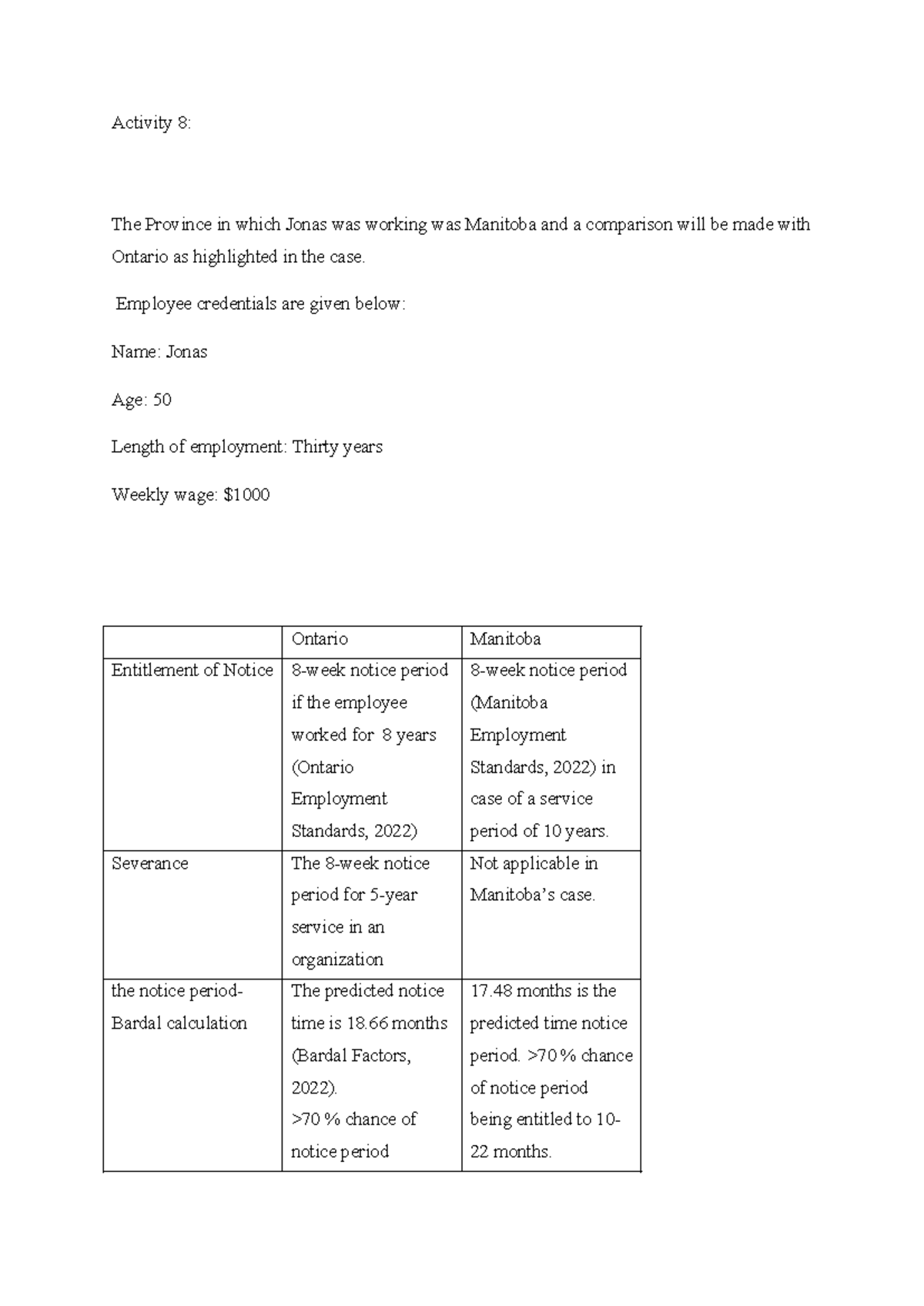 Activity 8 - ............................................................... - Activity 8: The ...