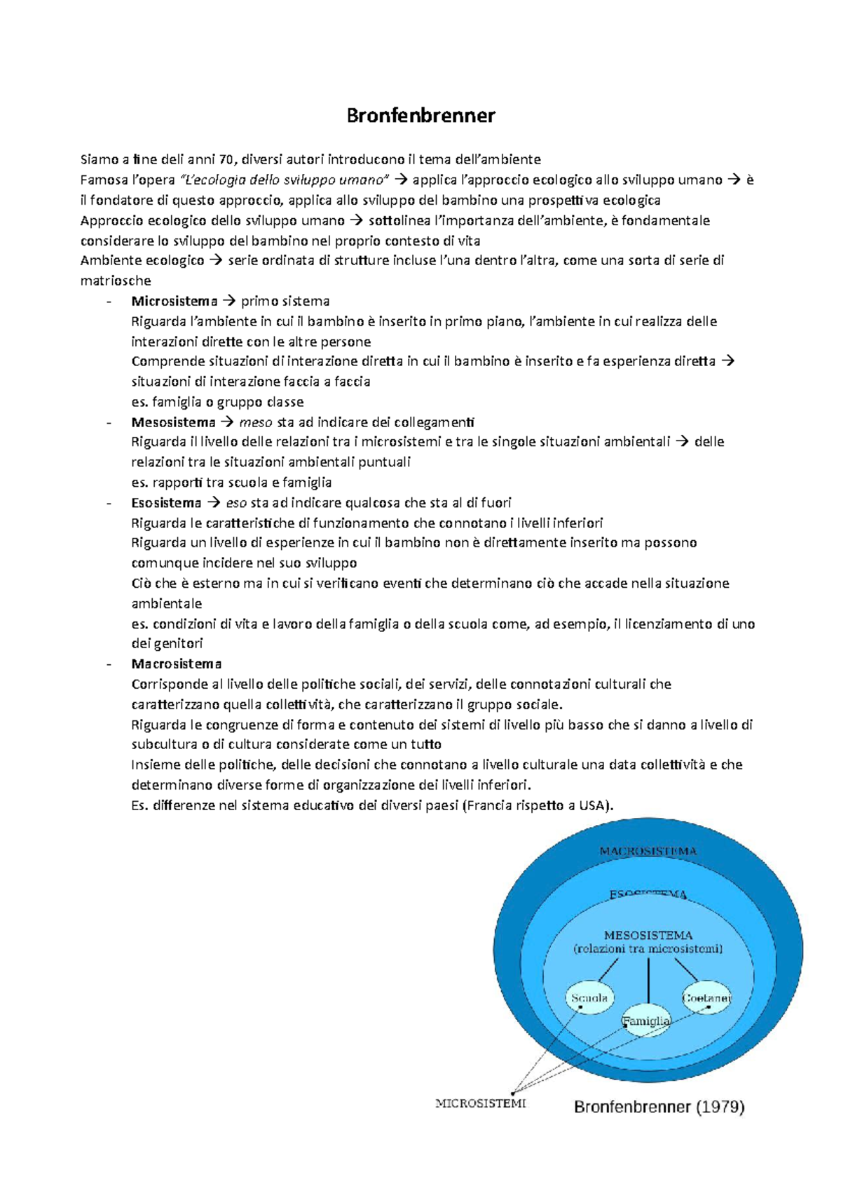 Brofenbrenner - Bronfenbrenner - Bronfenbrenner Siamo a fine deli anni ...