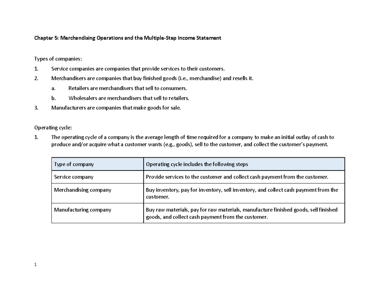 ACG 2021 - Notes for Chapter 5 (Kimmel 7e) (post) - Warning: TT ...