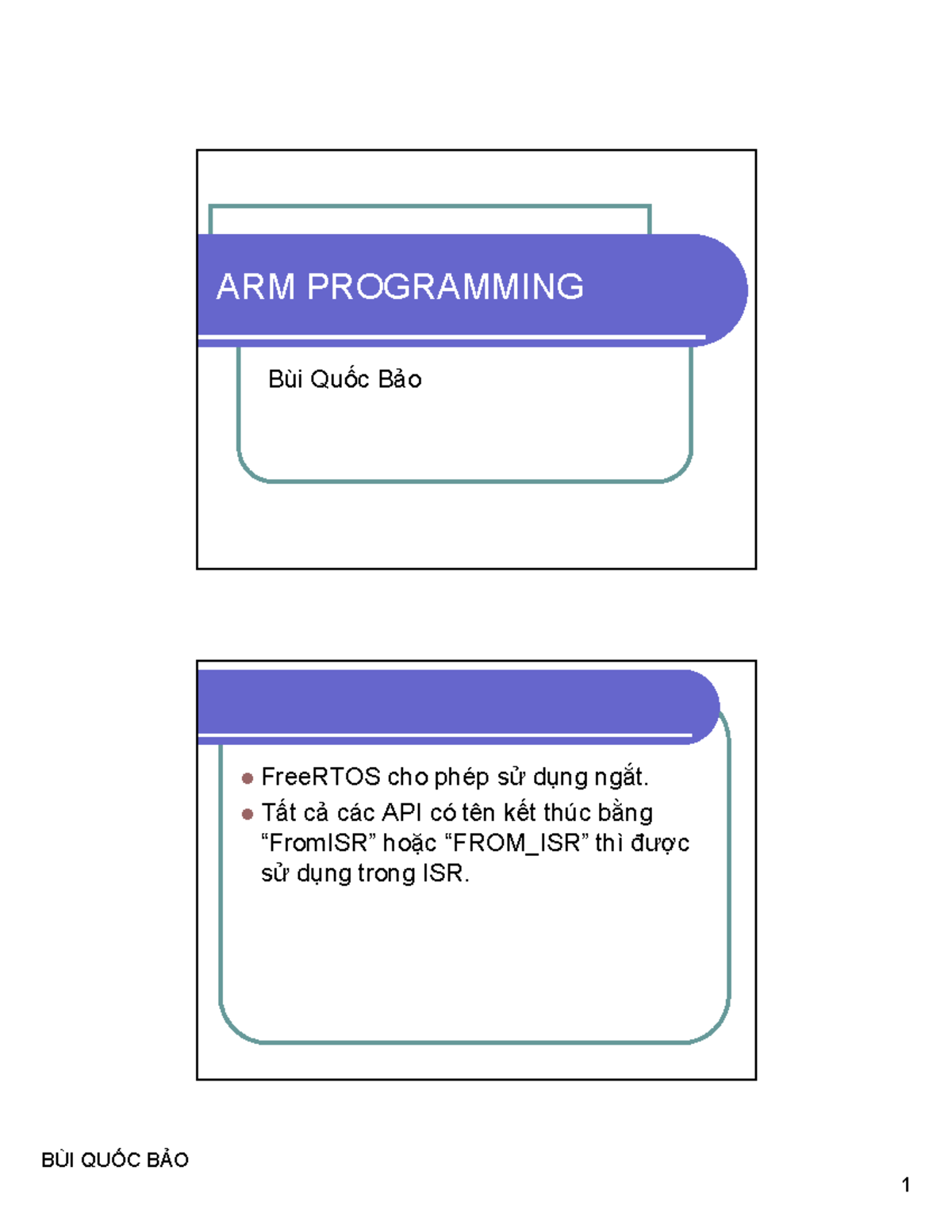 Chapter 6 free RTOS interrupt Management - ####### BÙI QUC BO ARM ...