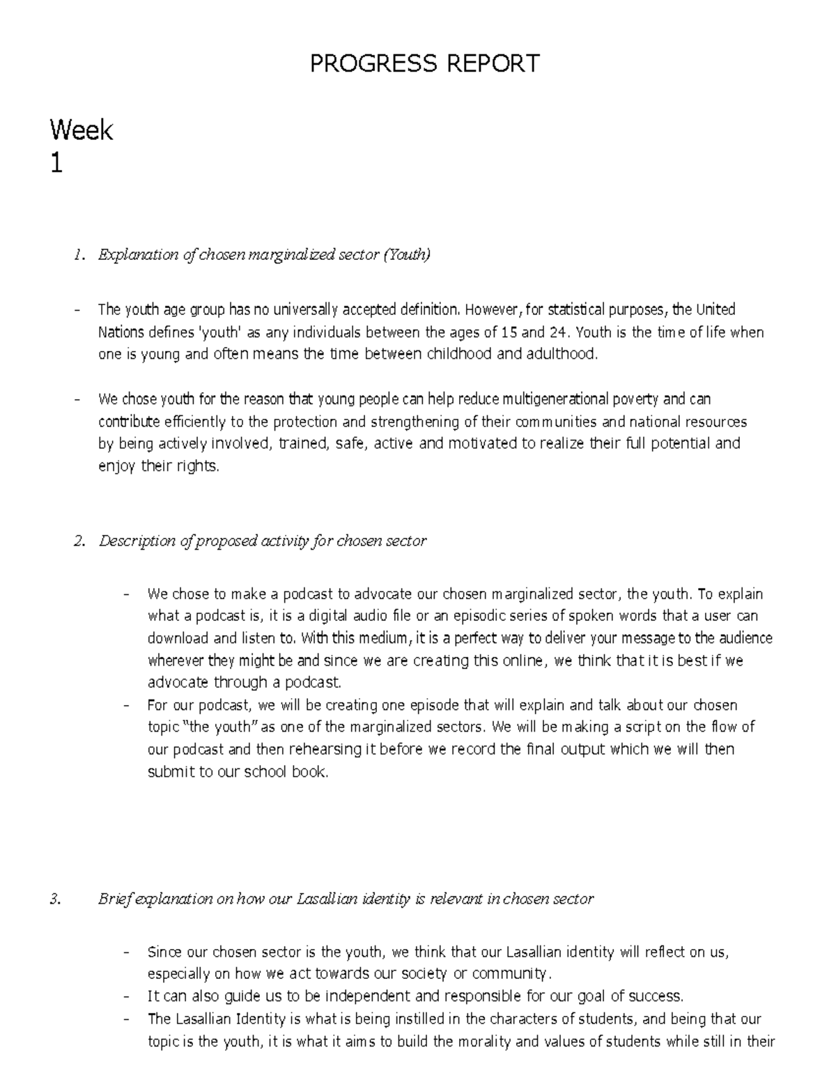 Marginalized-Sectors-converted - Thesis - La Salle - Dasma - Studocu