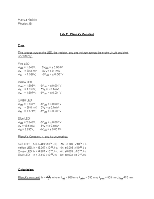 Lab 4 Pendulum (energy conservation) - Group#4: Hachim-Jeongho-Wasim ...